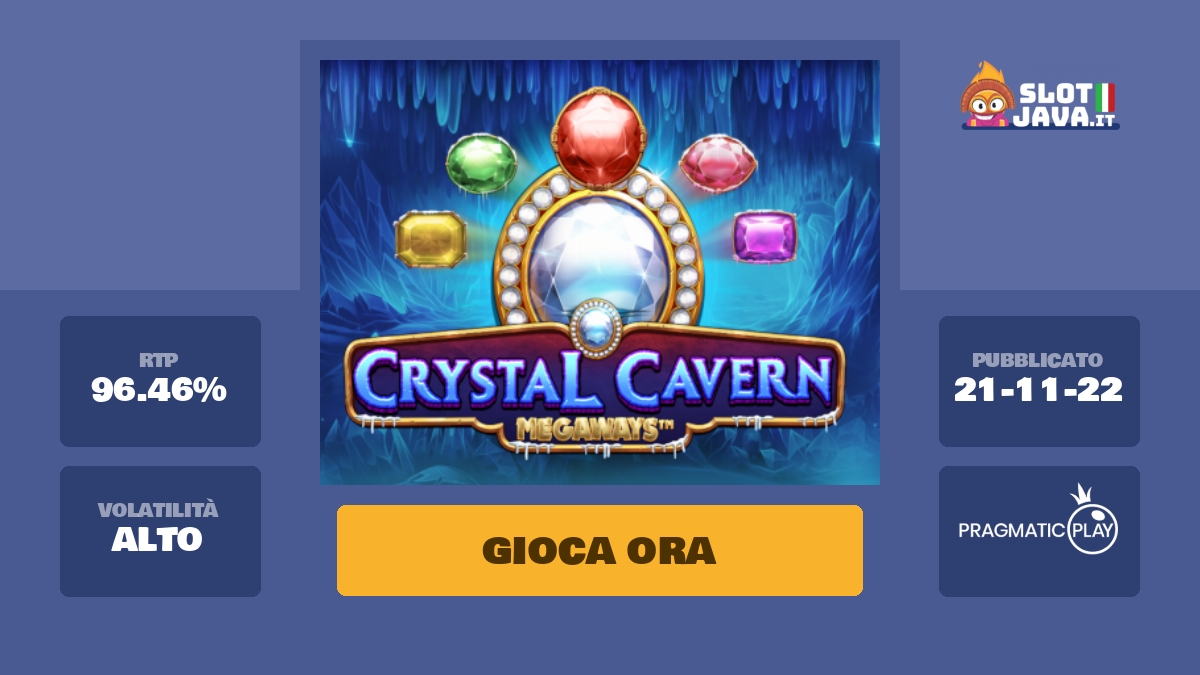 Crystal Caverns Megaways Slot Machine Online – Gioca Gratis
