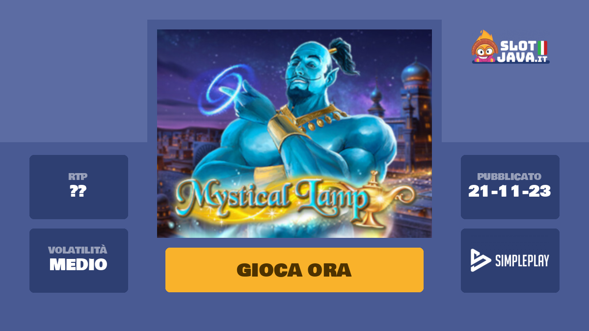 Mystical Lamp Slot Machine Online – Gioca Gratis
