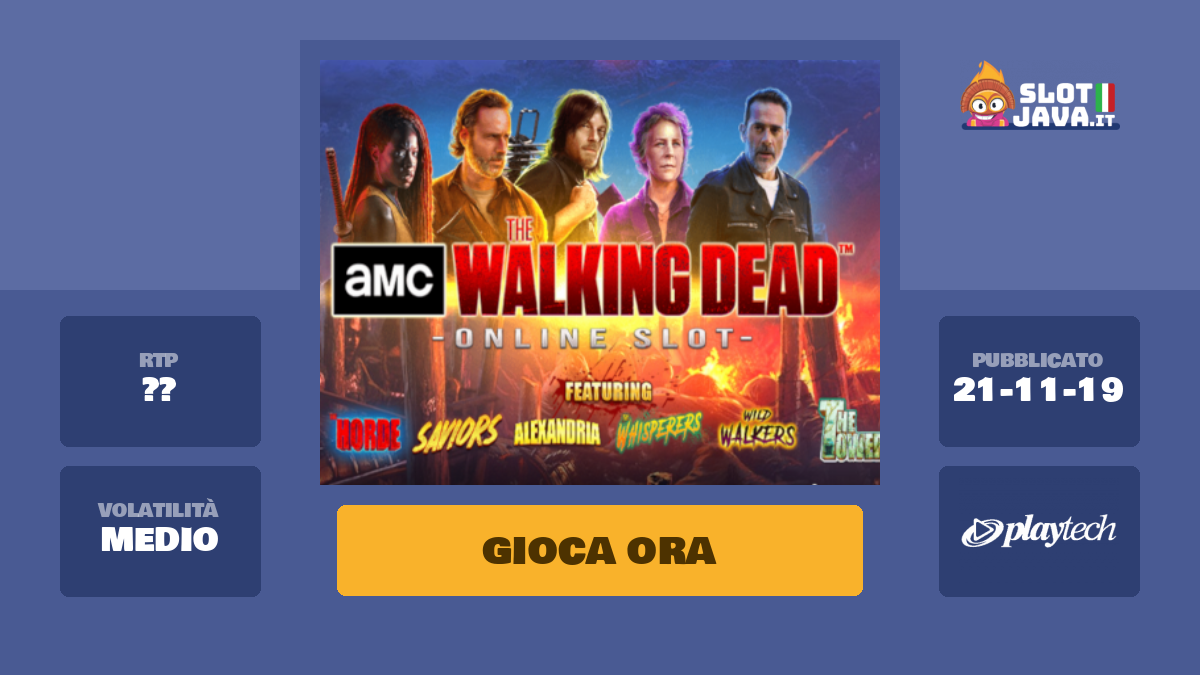 The Walking Dead Slot Machine Online – Gioca Gratis