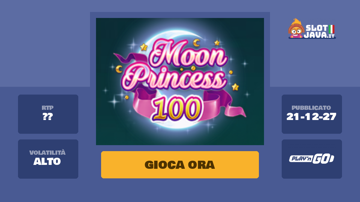 Moon Princess 100 Slot Machine Online – Gioca Gratis