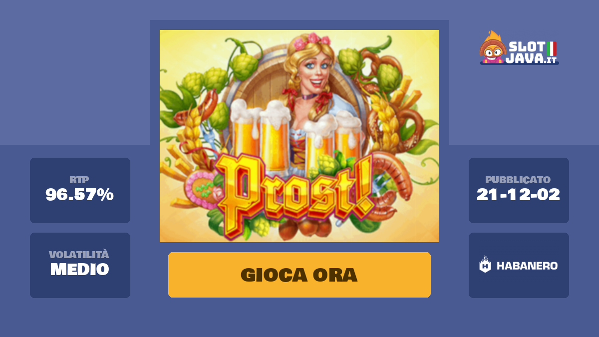 Prost! Slot Machine Online – Gioca Gratis
