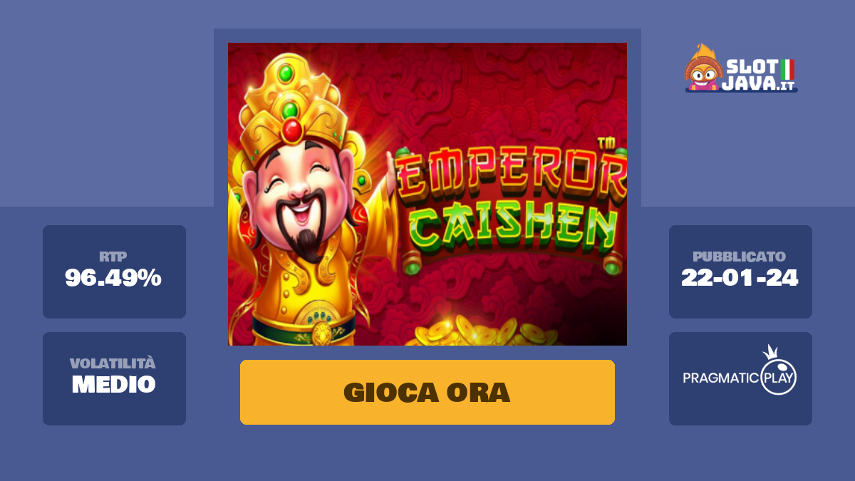Emperor Caishen Slot Machine Online – Gioca Gratis