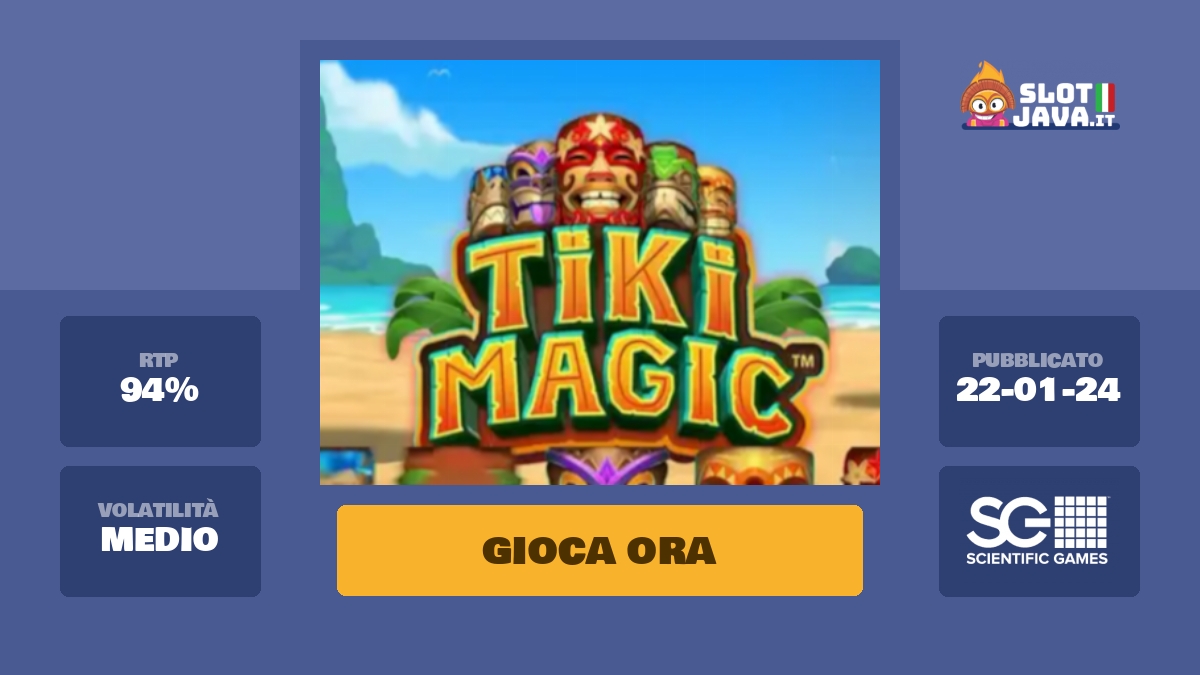 Tiki Magic Slot Machine Online – Gioca Gratis