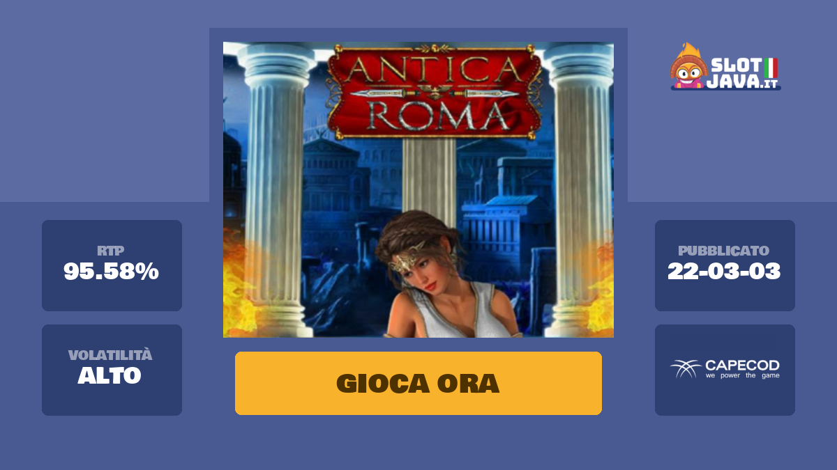 Antica Roma Slot Machine Online – Gioca Gratis