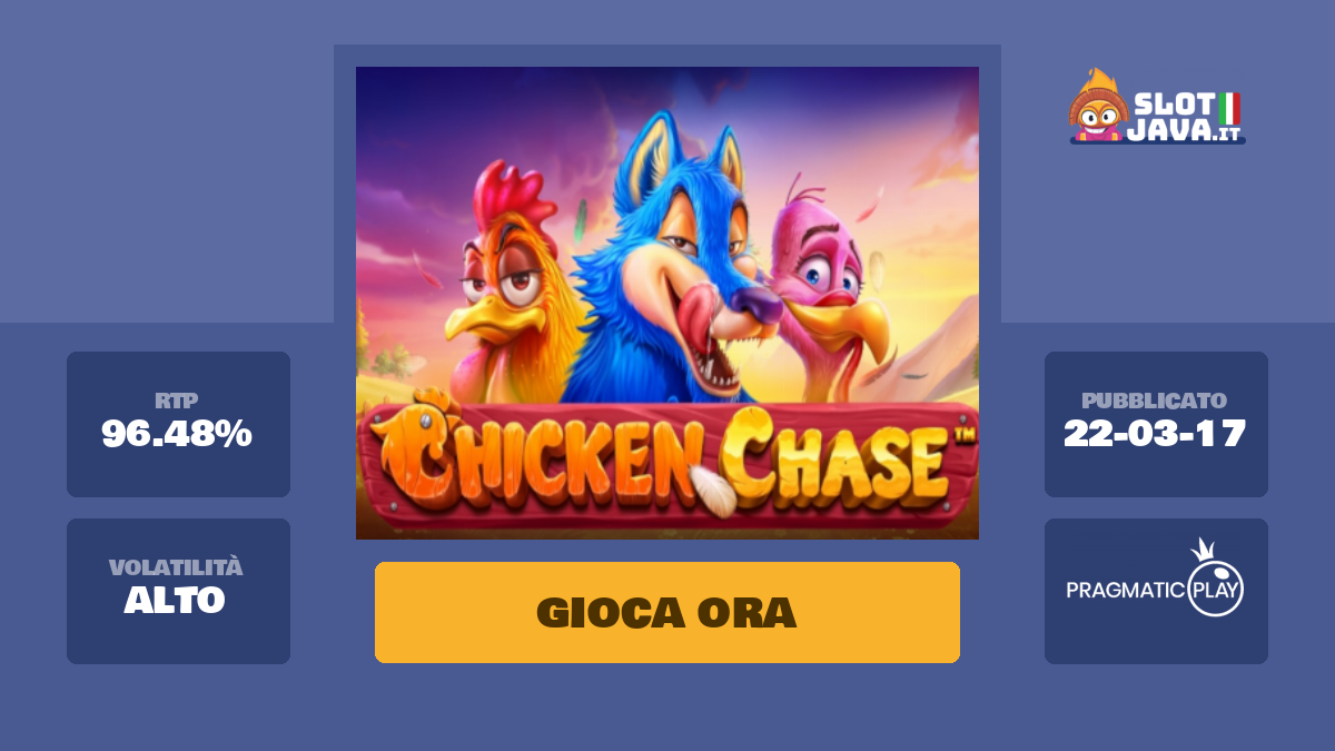 Chicken Chase Slot Machine Online – Gioca Gratis