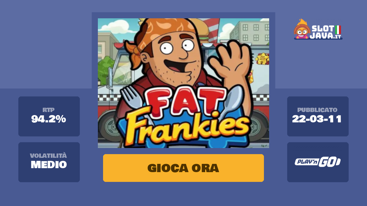 Fat Frankies Slot Machine Online – Gioca Gratis