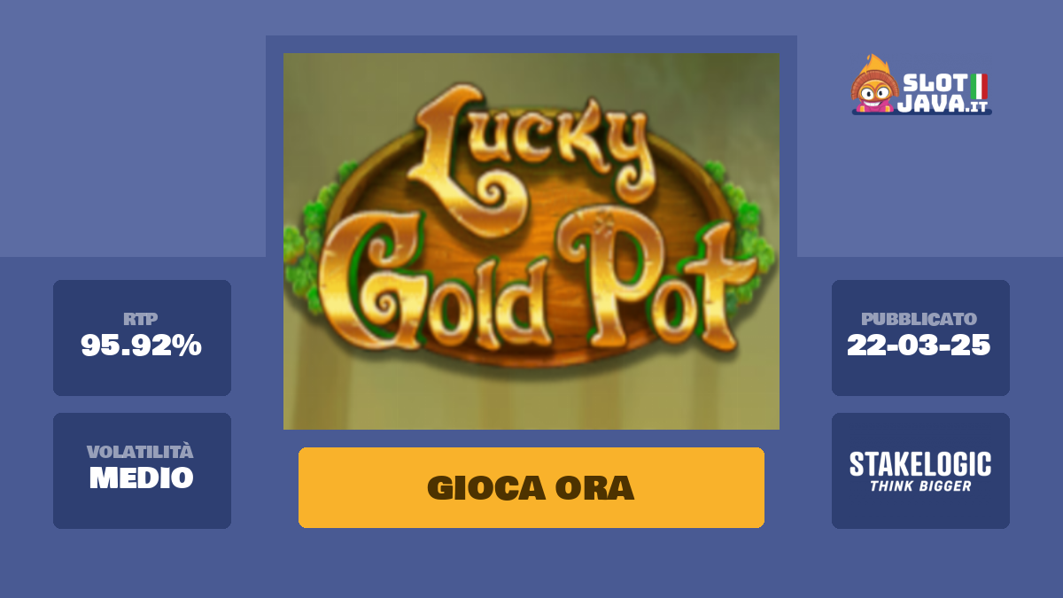 Lucky Gold Pot Slot Machine Online – Gioca Gratis
