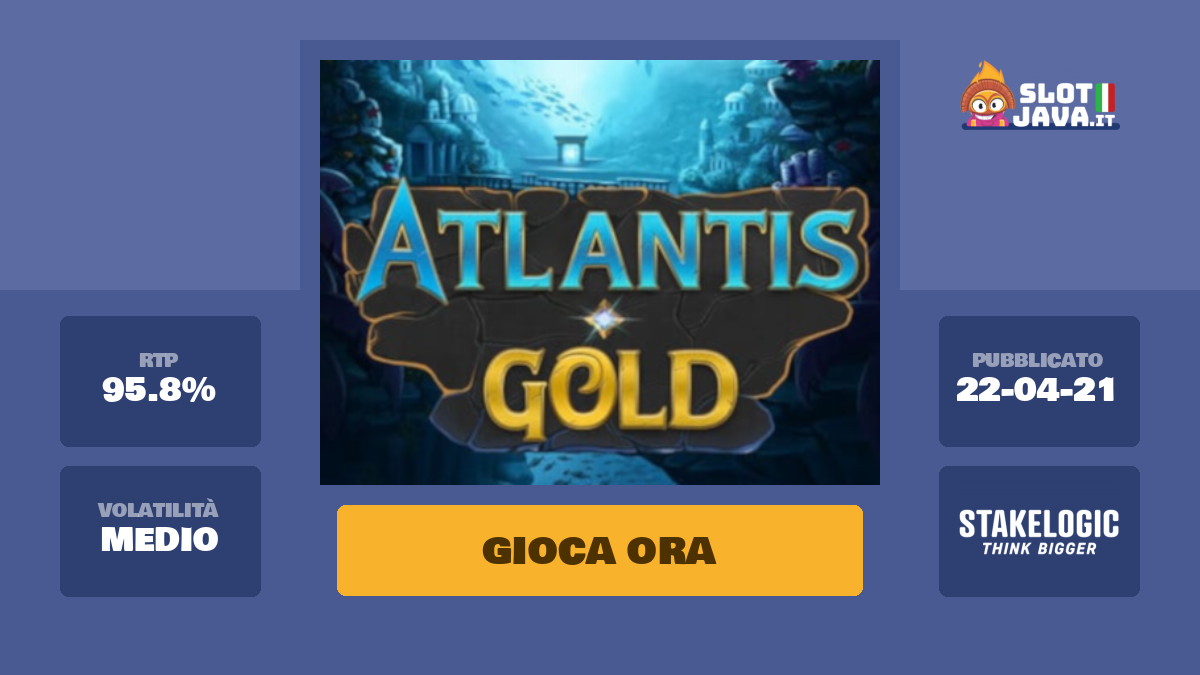 Atlantis Gold Slot Machine Online – Gioca Gratis