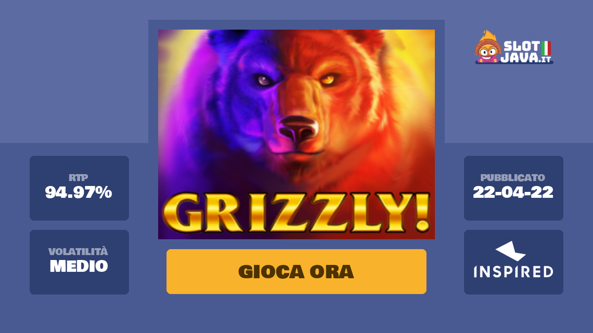 Grizzly Slot Machine Online – Gioca Gratis