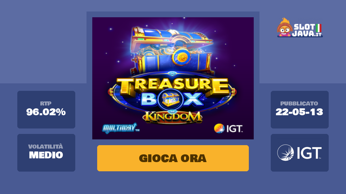 Treasure Box Kingdom Slot Machine Online – Gioca Gratis