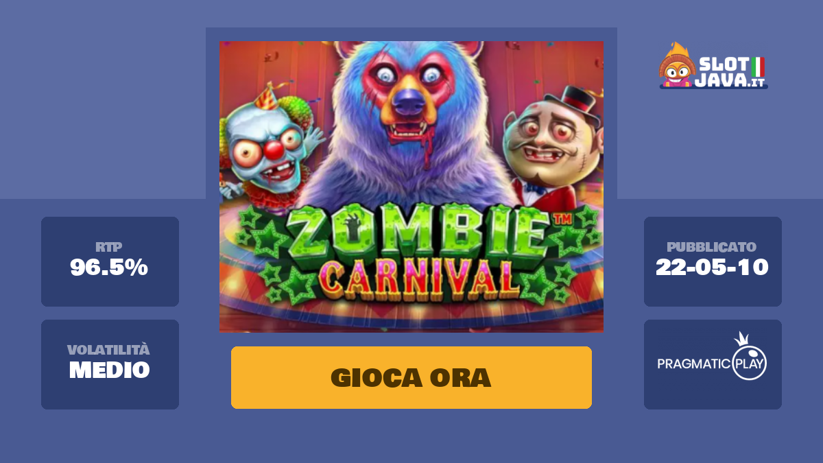 Zombie Carnival Slot Machine Online – Gioca Gratis