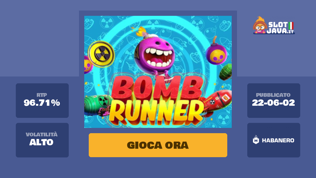 Bomb Runner Slot Machine Online – Gioca Gratis