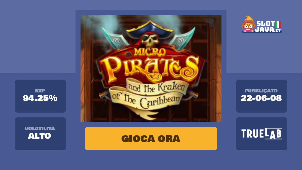 Micropirates & the Kraken of the Caribbean Slot Machine Online – Gioca ...