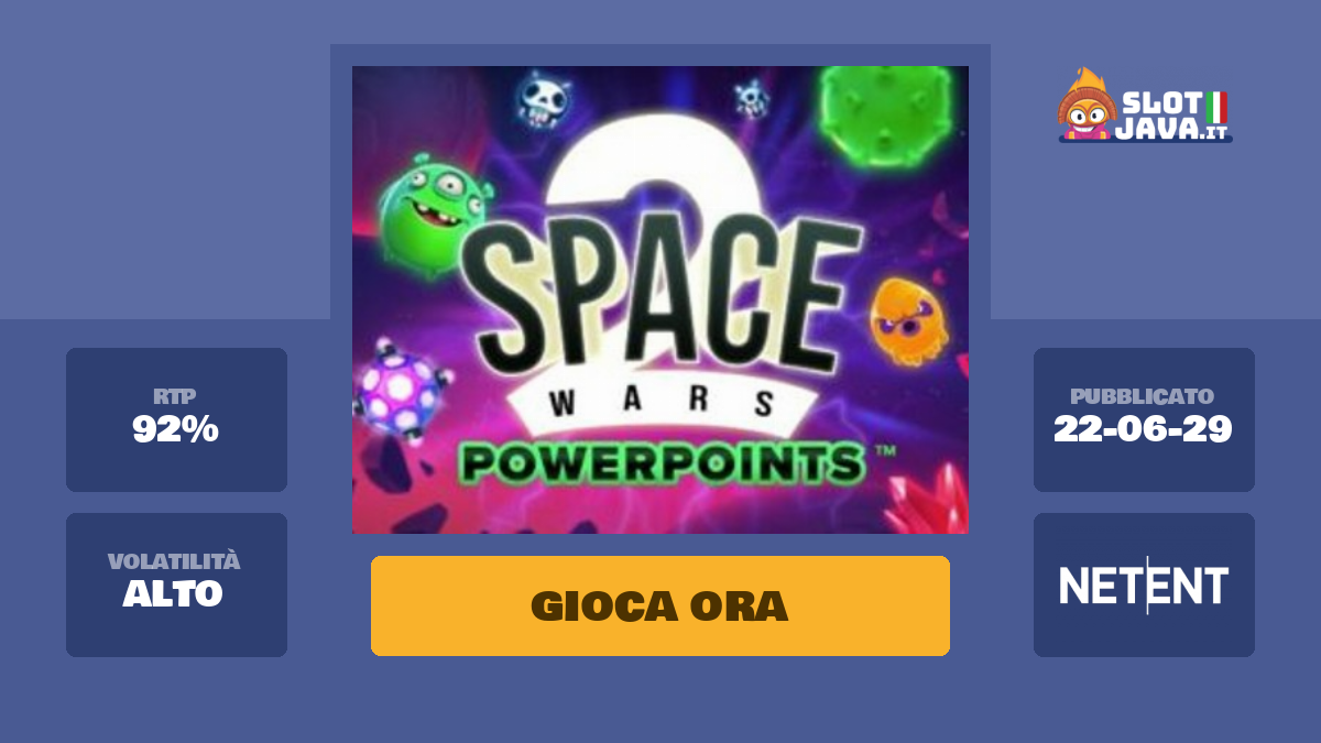 Space Wars 2 Powerpoints Slot Machine Online – Gioca Gratis