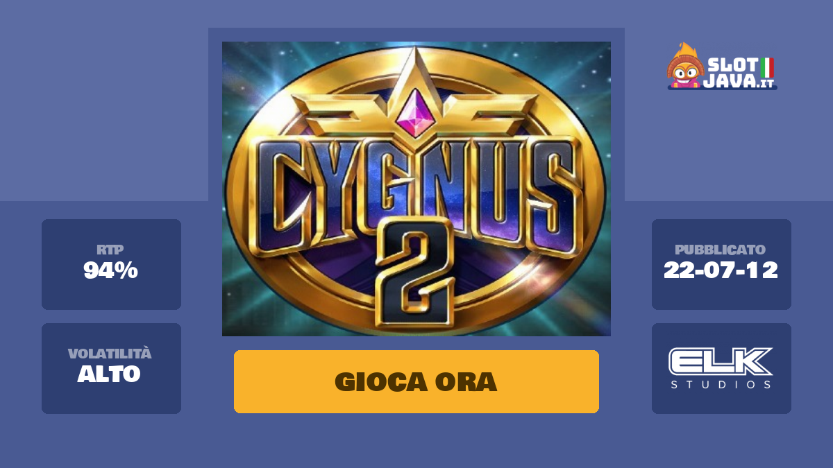 Cygnus 2 Slot Machine Online – Gioca Gratis