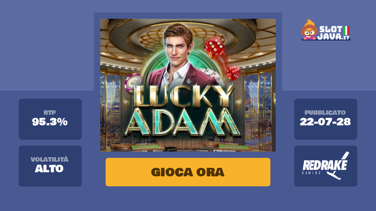 Lucky Adam Slot Machine Online – Gioca Gratis
