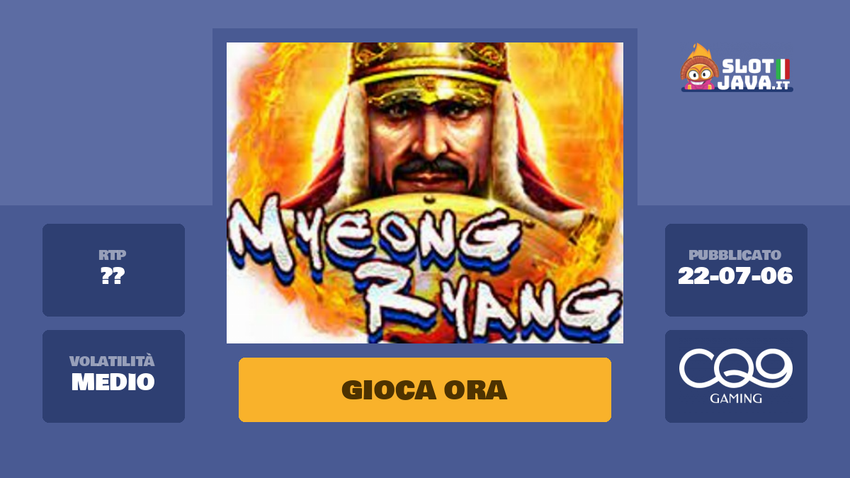Myeong Ryang Slot Machine Online – Gioca Gratis
