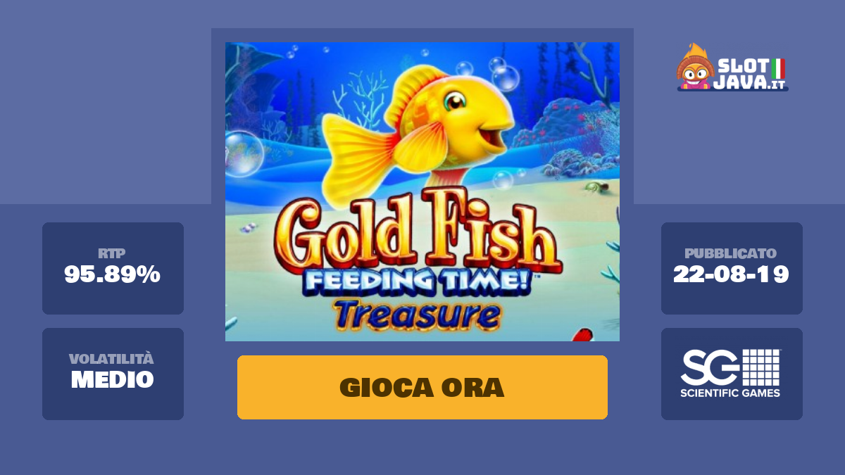Gold Fish Feeding Time Treasure Slot Machine Online – Gioca Gratis