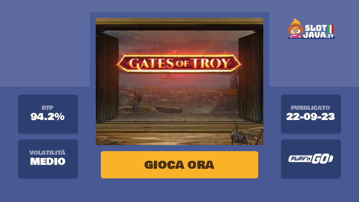 Gates of Troy Slot Machine Online – Gioca Gratis