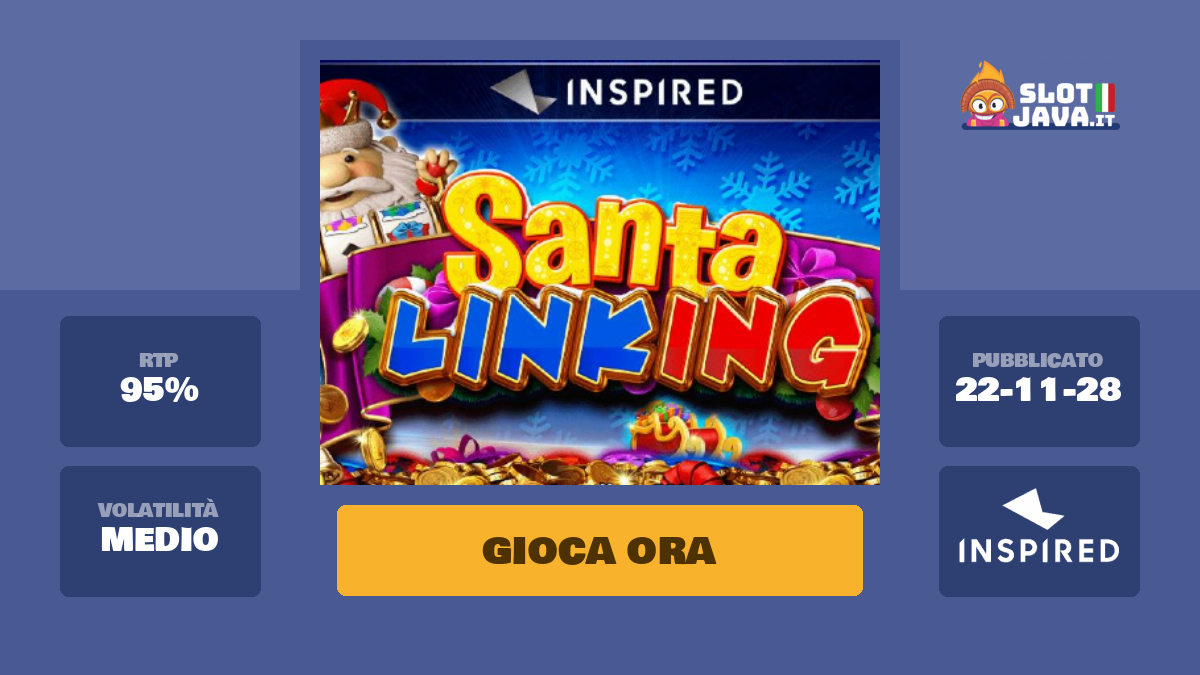 Demo gratis slot Santa Linking | RTP 95%| Inspired Gaming