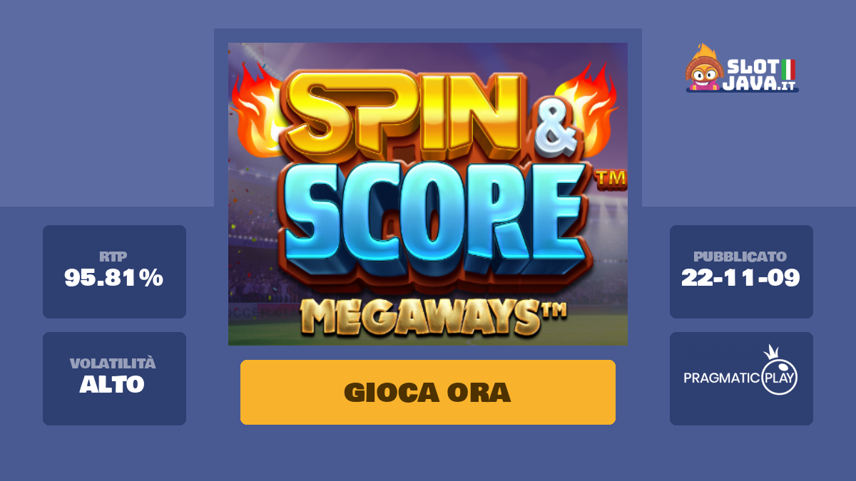 Spin and Score Megaways Slot Machine Online – Gioca Gratis