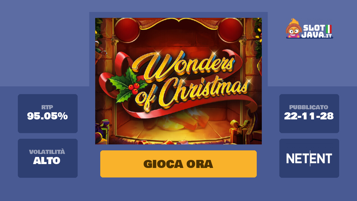 Wonders of Christmas Slot Machine Online – Gioca Gratis