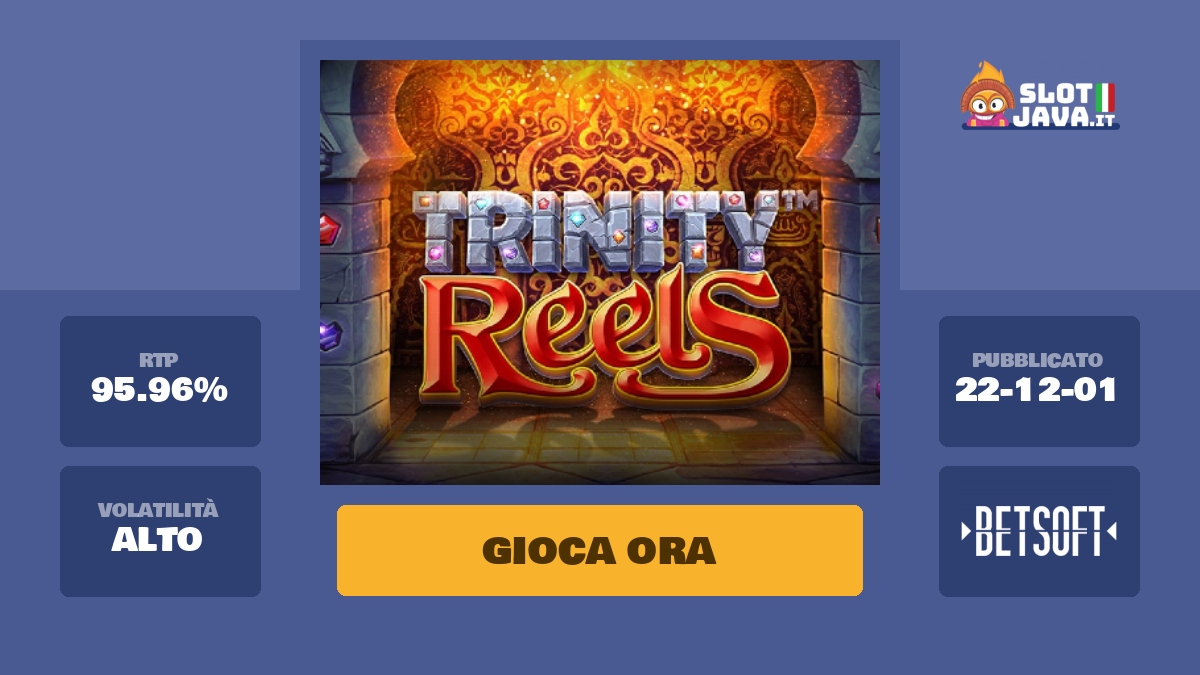 Trinity Reels Slot Machine Online – Gioca Gratis