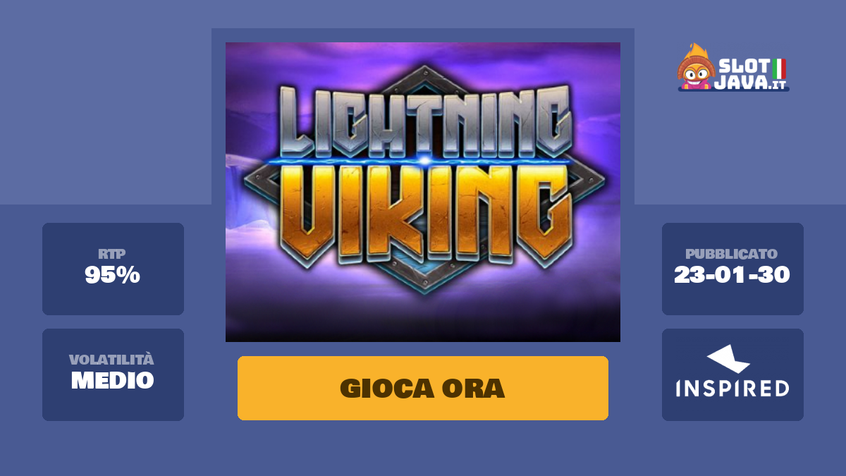 Lightning Viking Slot Machine Online – Gioca Gratis