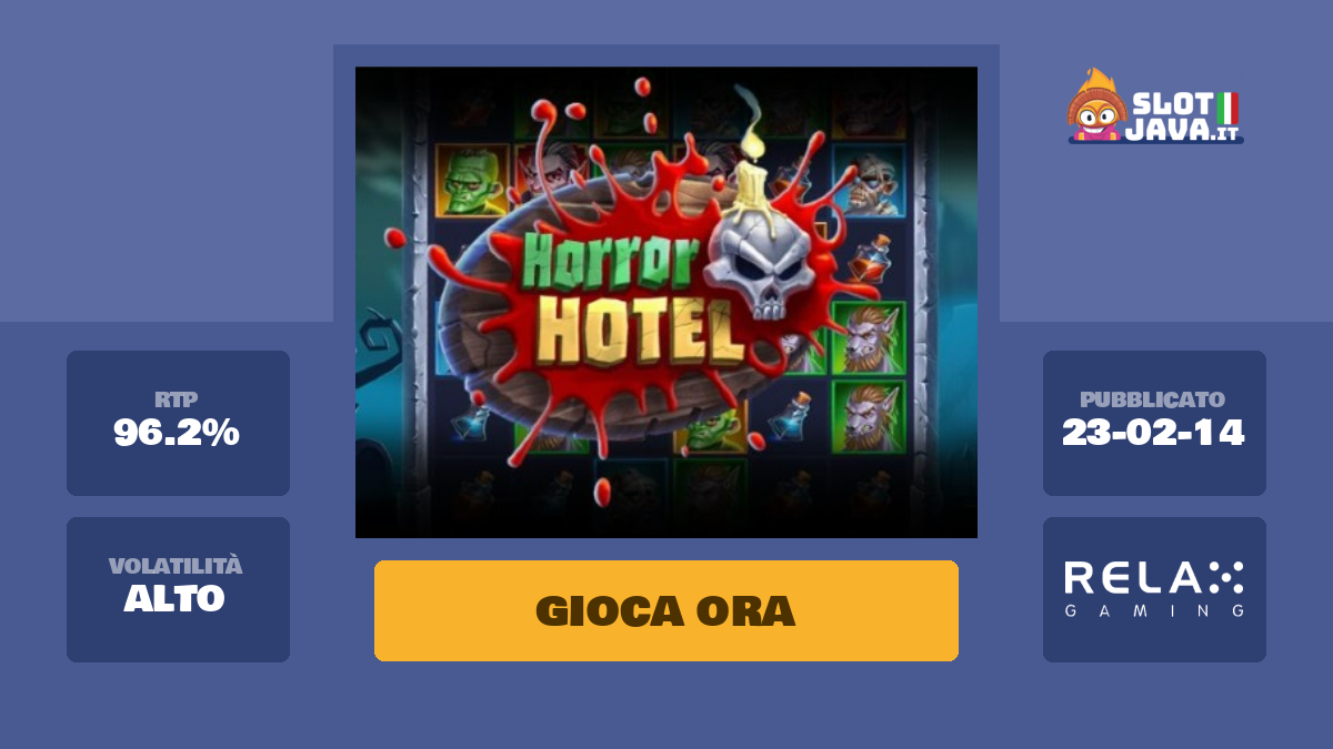 Horror Hotel Slot Machine Online – Gioca Gratis