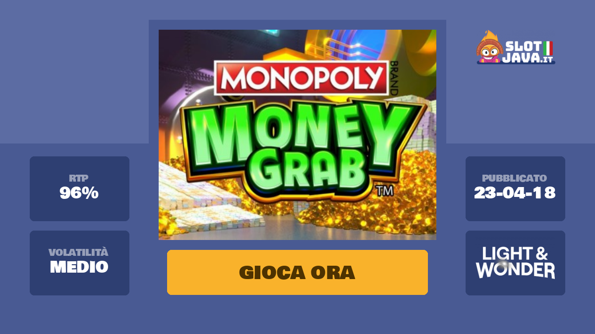 Monopoly Money Grab Slot Machine Online – Gioca Gratis