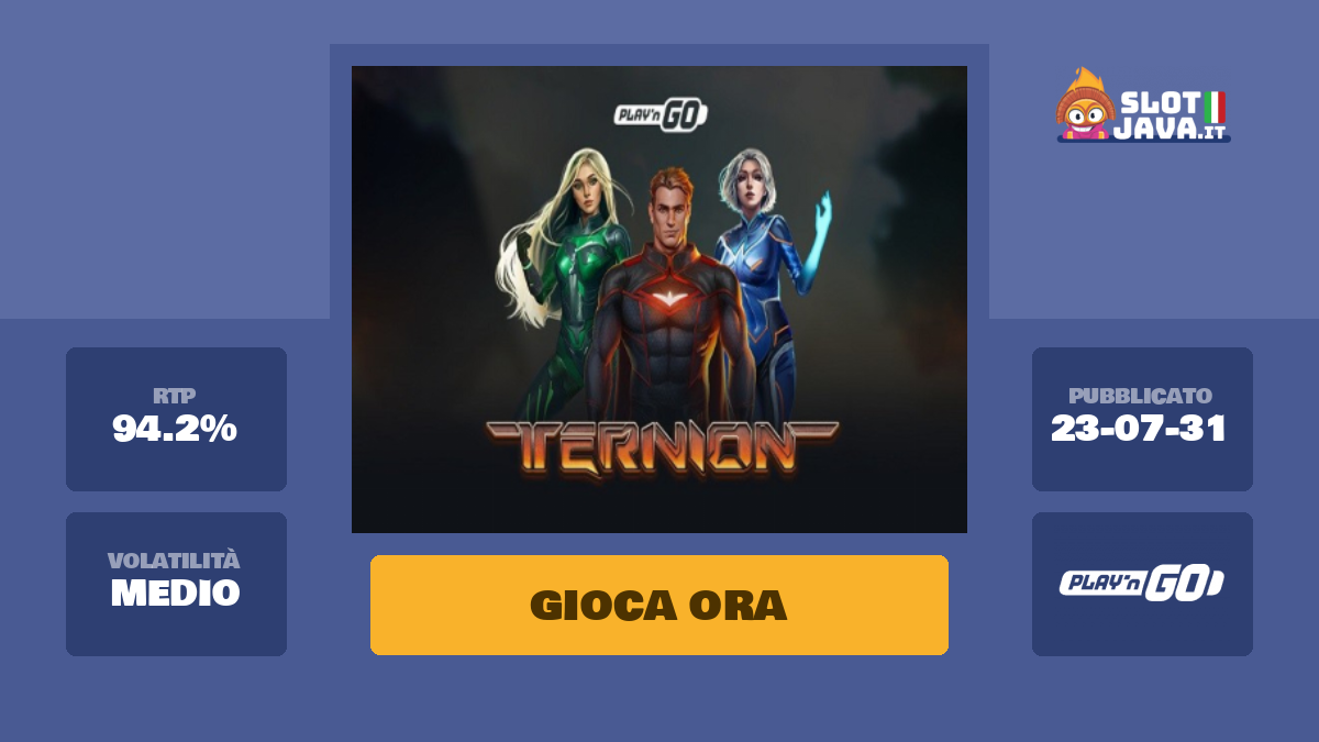 Ternion Recensione | Prova gratis | slotjava.it