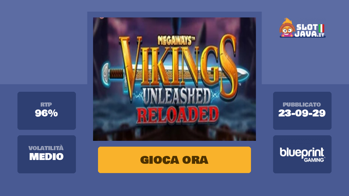 Vikings Unleashed Reloaded Recensione | Gratis | slotjava.it
