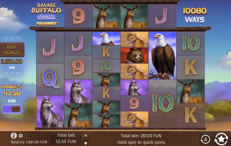 Savage Buffalo Spirit Megaways Recensione | Gratis |slotjava