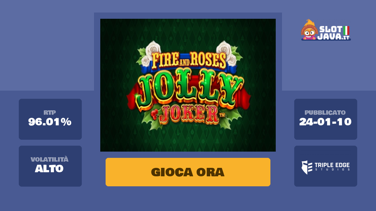 Fire and Roses Jolly Joker - slotjava.it